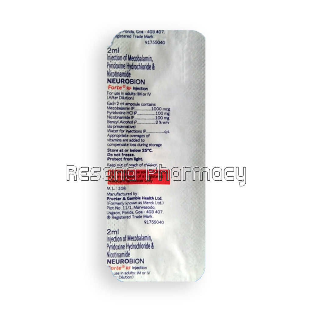Neurobion Forte Rf | Resona Pharmacy
