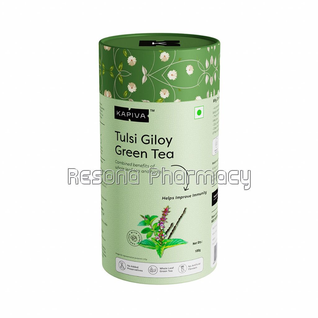 Tulsi Giloy Green Tea 100 Gms | Resona Pharmacy